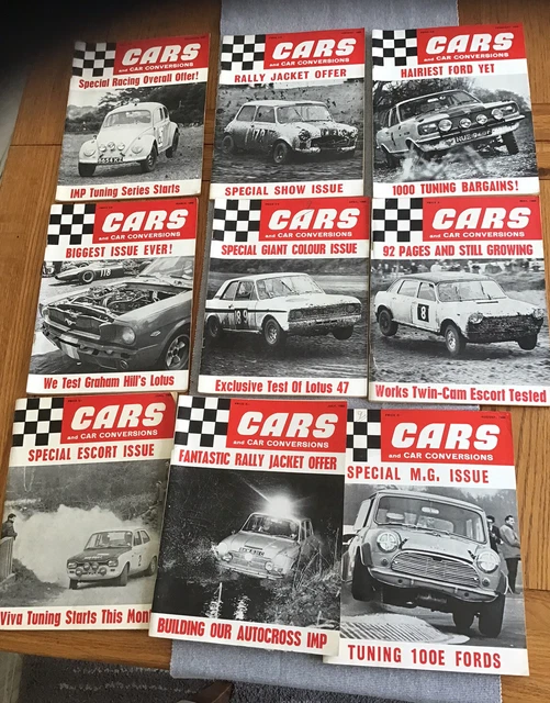 VINTAGE CAR MAGAZINES 1967 , 1968 CAR and CAR CONVERSIONS £25.00 ...