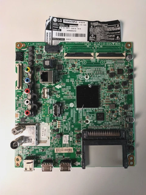 MAIN BOARD LG 55UK6470 PLC EAX67872805 1.1 conectores abajo EUR 35,00 ...