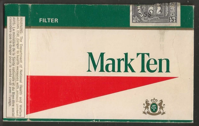 VINTAGE CIGARETTE/TOBACCO PACKET-#2511/- Hull Only - Canadian Mark Ten ...