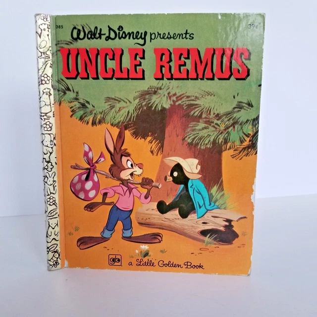 WALT DISNEY PRESENTS Uncle Remus Little Golden Book D85 Stated 24st ...