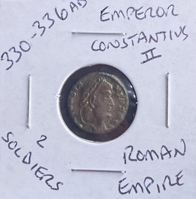 ROMAN COIN GENUINE Ancient 330-336AD Constantius II Authentic 2 ...
