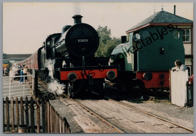 RAILWAY PHOTOGRAPH OF Steam Locomotive 53809 at Butterley (RefBFL4) £1. ...