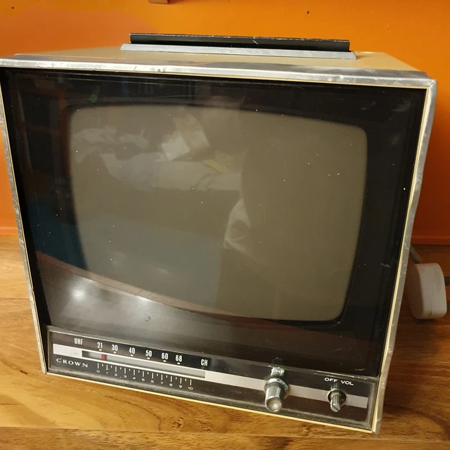 CROWN - TRANSISTOR TV - Model 9TV 305 - Analogue Retro Vintage ...