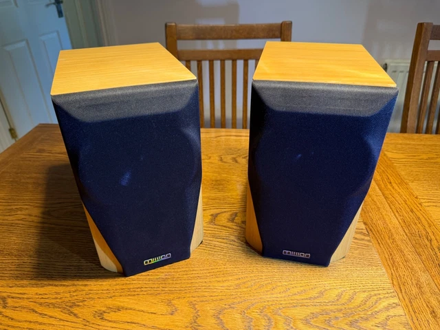 MISSION 780 HI-FI Stand-Mount/Bookshelf 2-Way Reflex Speakers in Beech ...