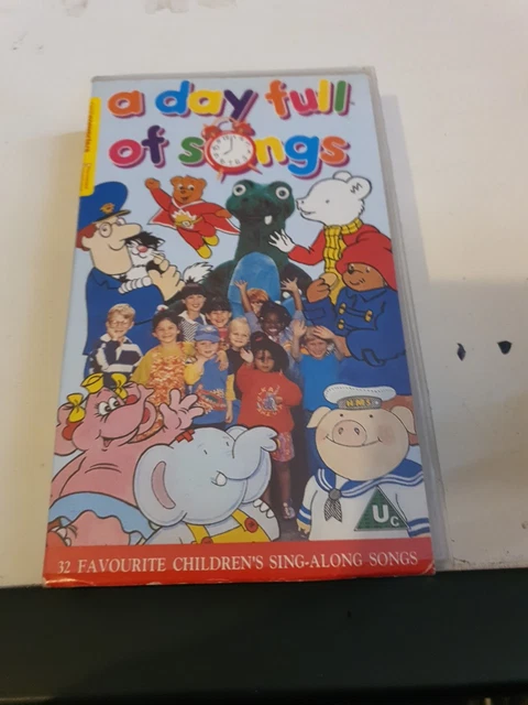 A DAY FULL of Songs 1993 VHS. (32 songs). Used. Very good playback. £3. ...