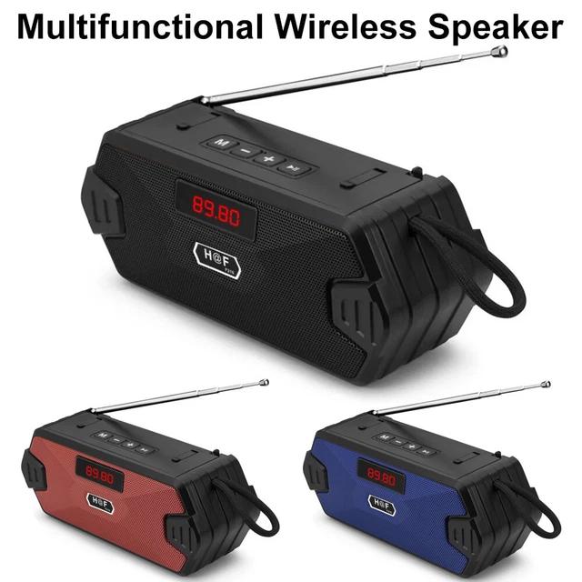 WIRELESS BLUETOOTH SPEAKER FM Radio Receiver AUX TF MP3 Loudspeaker for ...