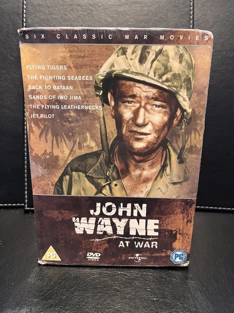 JOHN WAYNE: WAYNE At War DVD Box Set - Six Classic War Movies - New ...