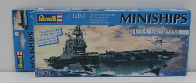 MAQUETA REVELL MINISHIPS 06801 Uss Enterprise Escala 1/1200 EUR 9,00 ...
