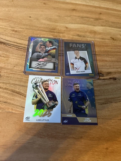 PANINI 2026 PDC Darts WM Trading Card - Gabriel Clemens Blue Parallel ...