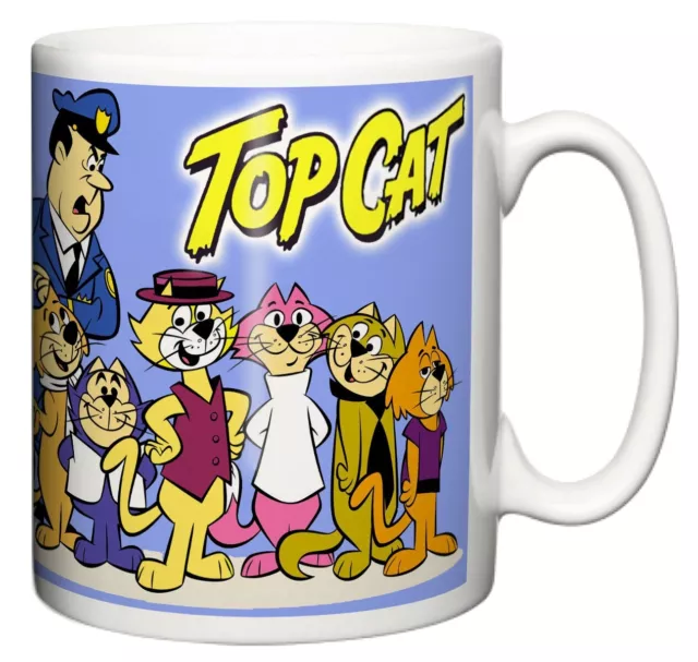 TOP CAT CLASSIC Childrens Animated American Cartoon TV Show Coffee Tea ...