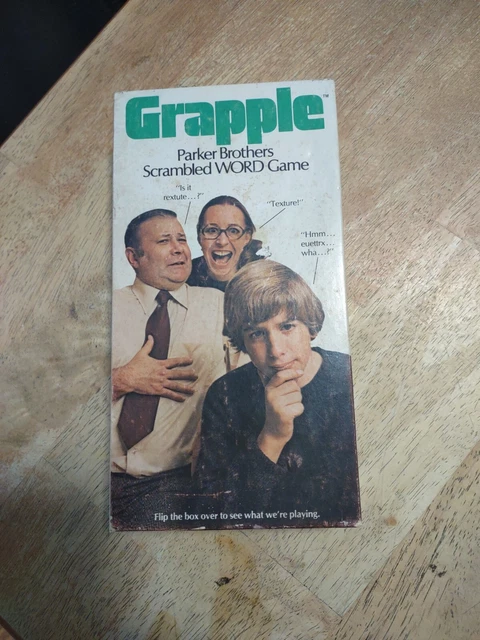 JEU DE MOTS vintage 1973 Parker Brothers GRAPPLE, complet dans sa boîte ...