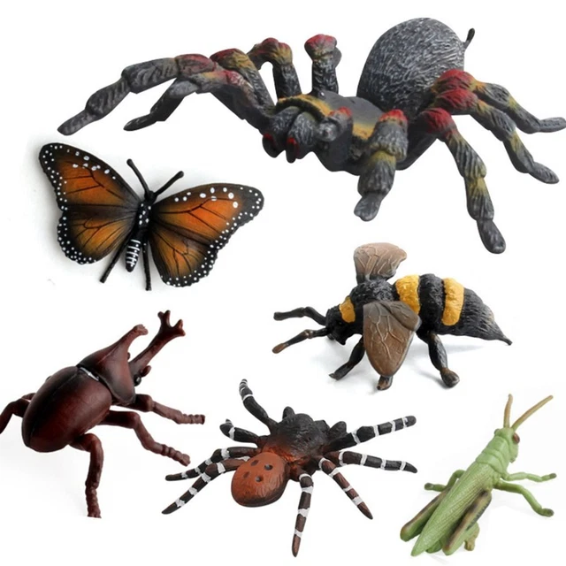 TOY ACTION FIGURES Simulation Ladybug Insect Animals Model Growth Cycle ...