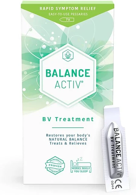 BV PESSARIES, BACTERIAL Vaginosis Treatment for Women, Works Naturally ...