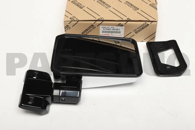 8794060381 GENUINE TOYOTA MIRROR ASSY, OUTER REAR VIEW, LH 87940-60381 ...