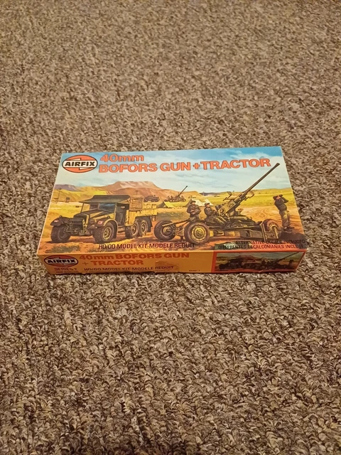 AIRFIX BRITISH BOFORS 40mm Gun & Tractor model kit. £7.50 - PicClick UK