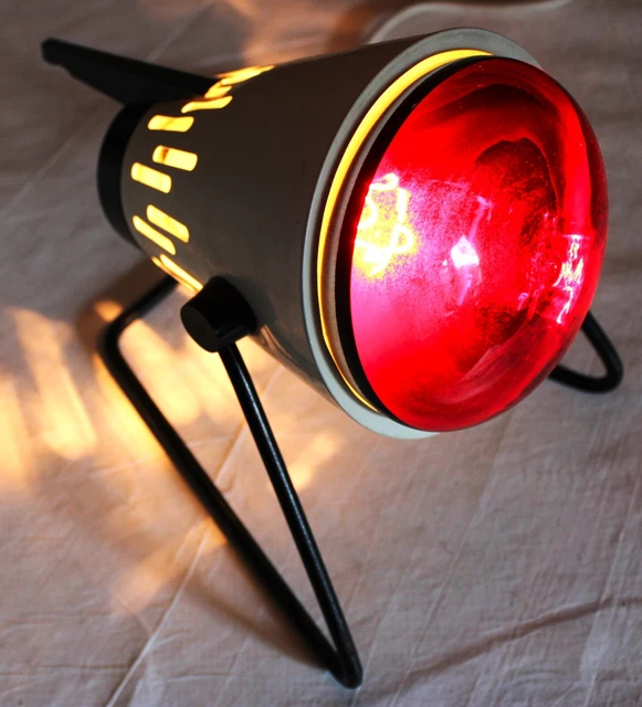 DDR WÄRMELAMPE ROTLICHT Lampe, 250 V, VEB Quarzlampen Markleeberg EUR ...