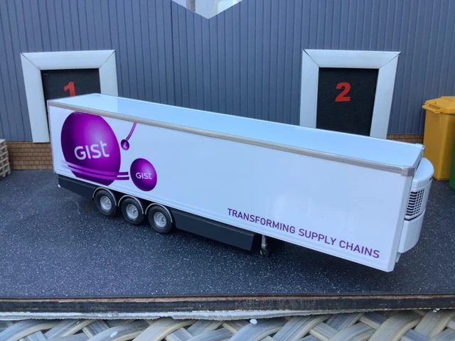 CORGI MODEL TRUCK 1:50 scale - CODE 3 GIST FRIDGE TRAILER £19.99 ...