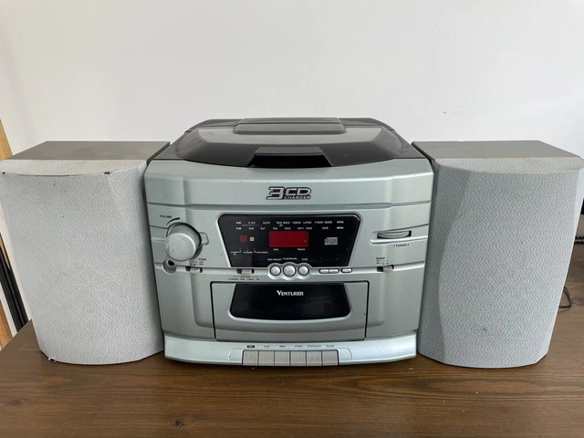 VINTAGE VENTURER 3 CD Changer - Cassette player - Radio - **Tested** £ ...