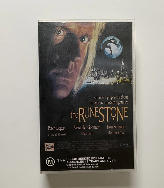 THE RUNESTONE [VHS] Palace Big Box Ex-Rental Video Tape Horror 1991 VGC ...