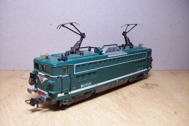 TRAIN HO JOUEF : LOCOMOTIVE ELECTRIQUE BB 25531 SNCF Livré OCCASION (sans boite) EUR 58,00 ...