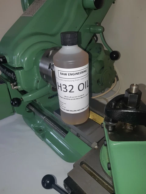 LATHE OIL H32 suit Myford lathe users and other makes of lathe £11.00 ...