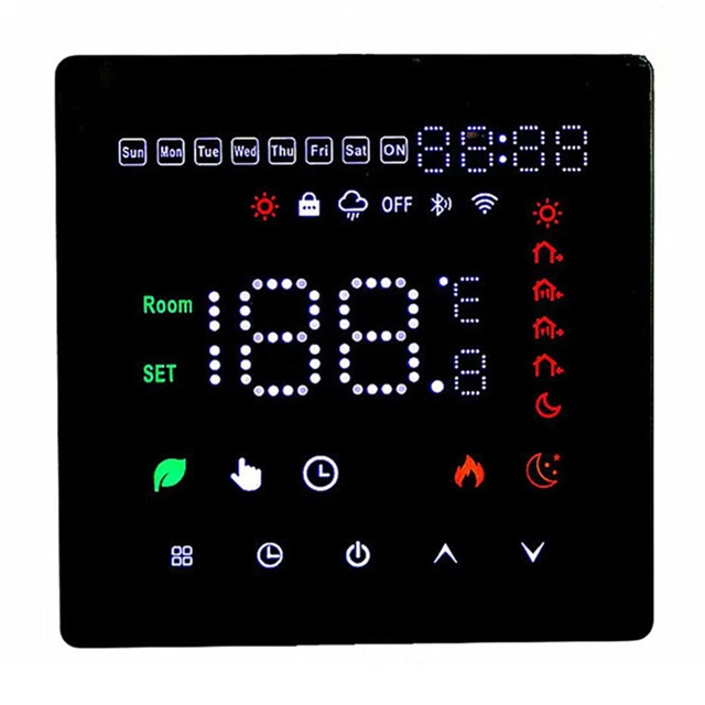 THERMOSTAT DE CHAUFFAGE au sol commande vocale avec fonction m moire de temp EUR 37,93 - PicClick FR