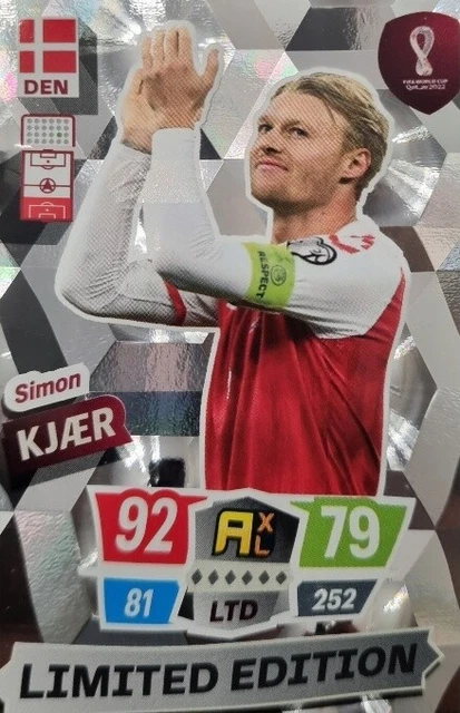PANINI FIFA WORLD CUP QATAR 2022 limited Edition Simon Kjaer EUR 7,00 ...