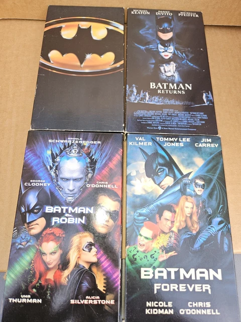 VINTAGE BATMAN THE Ultimate Batman Collection 4 VHS Mixed Lot Tapes ...