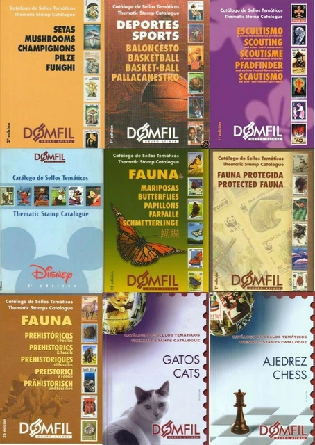DOMFIL. CATALOGUE DE timbres thématiques - DISNEY, SPORT, FLORE ET FAUNE DU MONDE ENTIER. EUR 7 ...