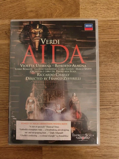 DVD - VERDI Aida Franco Zeffirelli Opera DVD Plays UK £10.00 - PicClick UK
