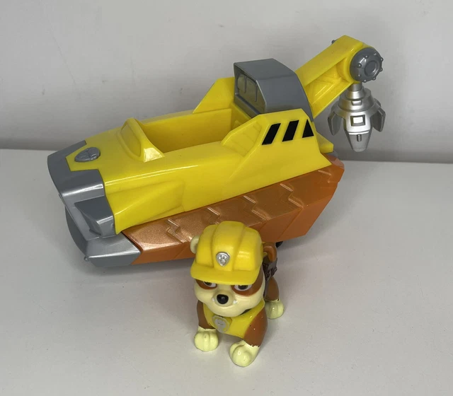 PAW PATROL RUBBLE Mighty Pups Charged Up Deluxe Vehicle NO lights ...