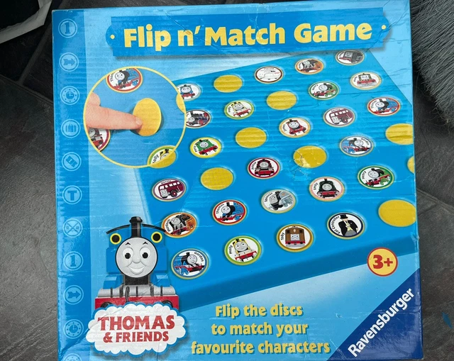 RAVENSBURGER THOMAS THE Tank Engine Flip n Match Game - Complete £5.00 ...