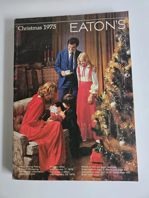 EATON'S CANADA CHRISTMAS Catalog 1976 Vintage $26.98 - PicClick CA