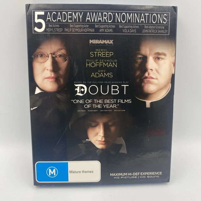 DOUBT - BLU-RAY Region B 2008 - Meryl Streep Philip Seymour Hoffman Amy ...