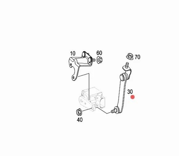 MERCEDES W211 AND OEM 2113203489 FRONT HEADLIGHT ADJUSTMENT SENSOR ...