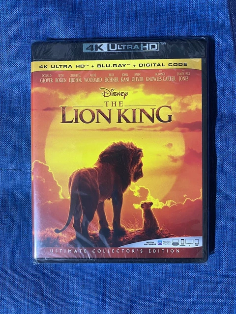 THE LION KING [4K Ultra HD+Blu-Ray+Digital] [2019] Disney Live Action £ ...
