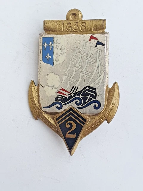 2° RIMA RÉGIMENT d'Infanterie de Marine, Drago Paris émail EUR 7,00 - PicClick FR