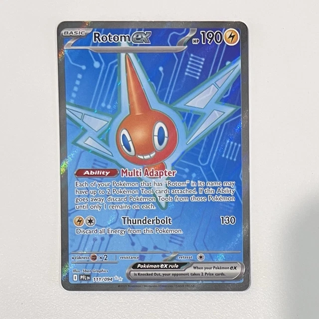 ROTOM EX 111/094 Phantasmal Flames Pokemon Card Ultra Rare Full Art $8. ...