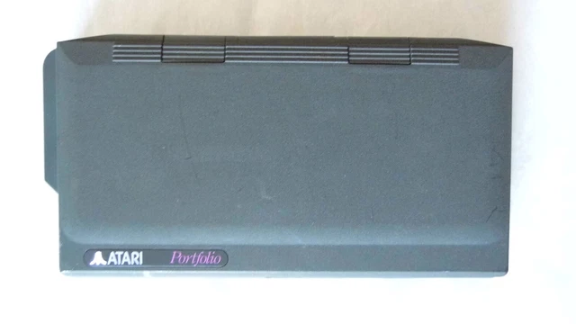 ATARI PORTFOLIO. 1989. 1er laptop. compat. PC. Intel 8088. MS-DOS ...