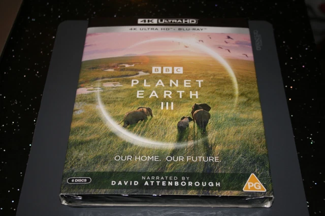 PLANET EARTH III ( 4K Ultra HD + Blu-ray, 2023) Brand New. Cert PG ...