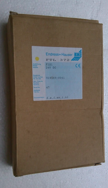 ENDRESS+HAUSER LEVEL LIMIT Switch FTL 372 EUR 854,21 - PicClick DE