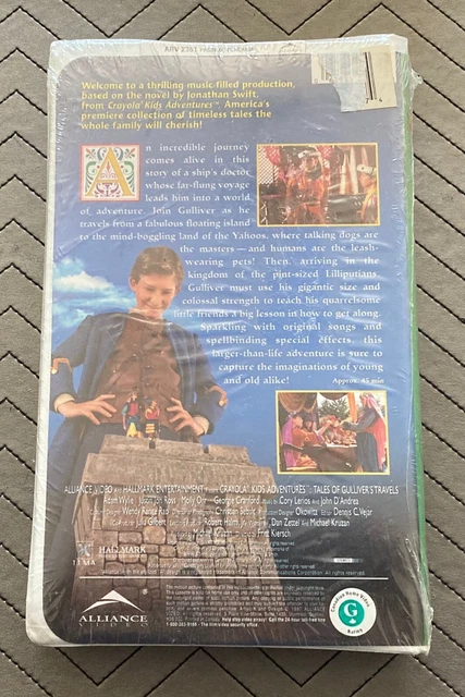CRAYOLA KIDS ADVENTURES: Tales of Gullivers Travels (VHS, 1997) SEALED ...