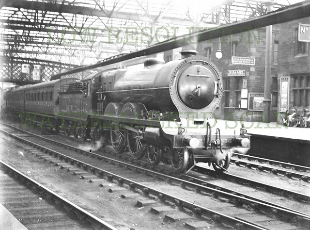 GLASS RAILWAY NEGATIVE OOAK LNER C10 Class Steam Locomotive at Carlisle ...