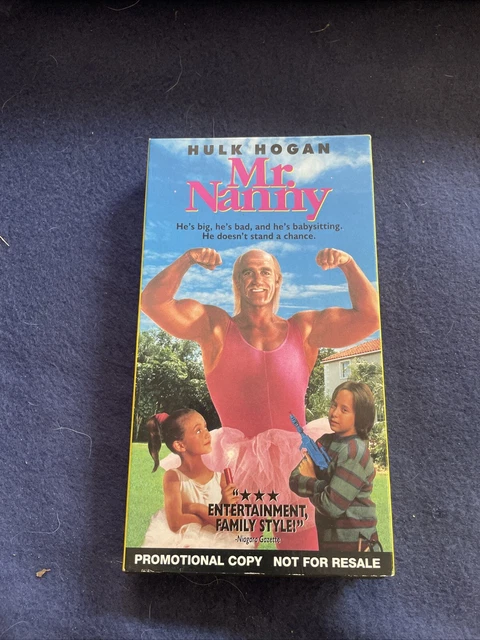 VHS TERRY HULK Hogan In Mr. Nanny 1993 Sherman Hemsley Mother Love ...