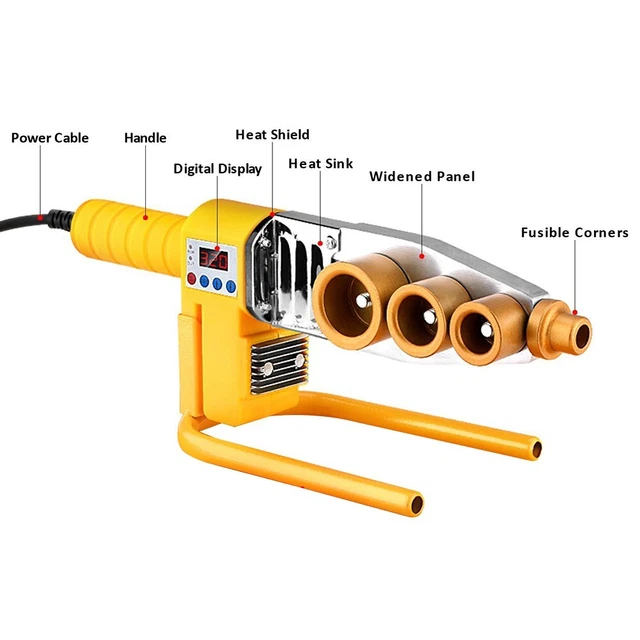 KIT DE MACHINE souder de tuyau de type 800 W pour tuyau PPR / PB / PE ...