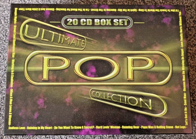 20 CD BOX SET ULTIMATE POP COLLECTION - CD's STILL SEALED - NEVER USED ...