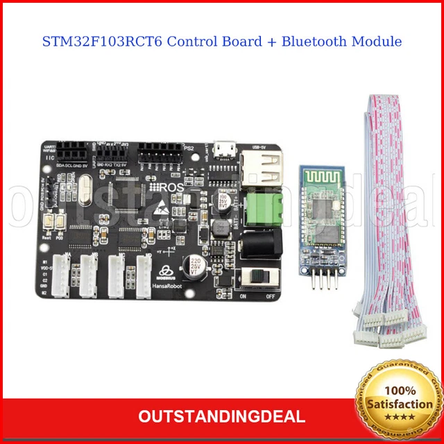 STM32F103RCT6 CONTROL BOARD PID Closed-Loop Motor Driver + Bluetooth ...