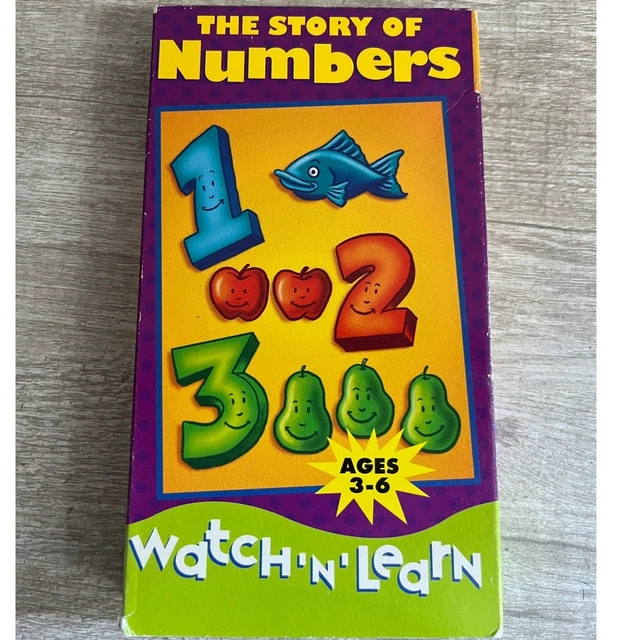 WATCH N LEARN VHS Tape The Story of Numbers 1996 Vintage Educational ...