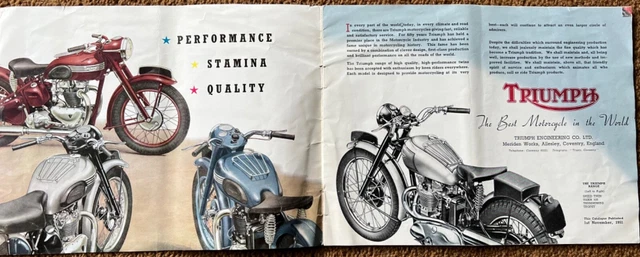 TRIUMPH TWIN ENGINE Trophy Thunderbird Parts Manual Frame Tiger 100 ...