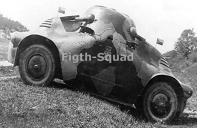 WW2 PICTURE PHOTO German Wehrmacht Armored Car Skoda PA-II Zelva Turtle ...